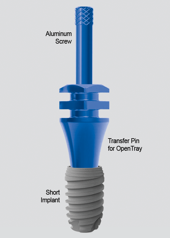 Short Platform- Blue|Argon K3Pro Conical Implants