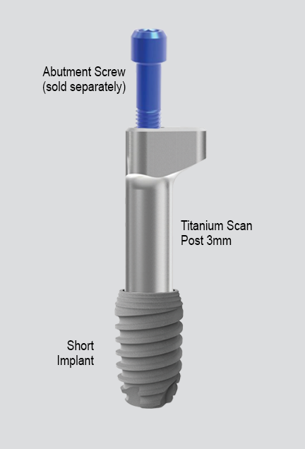 Short Platform - Blue|Argon K3Pro Conical Implants